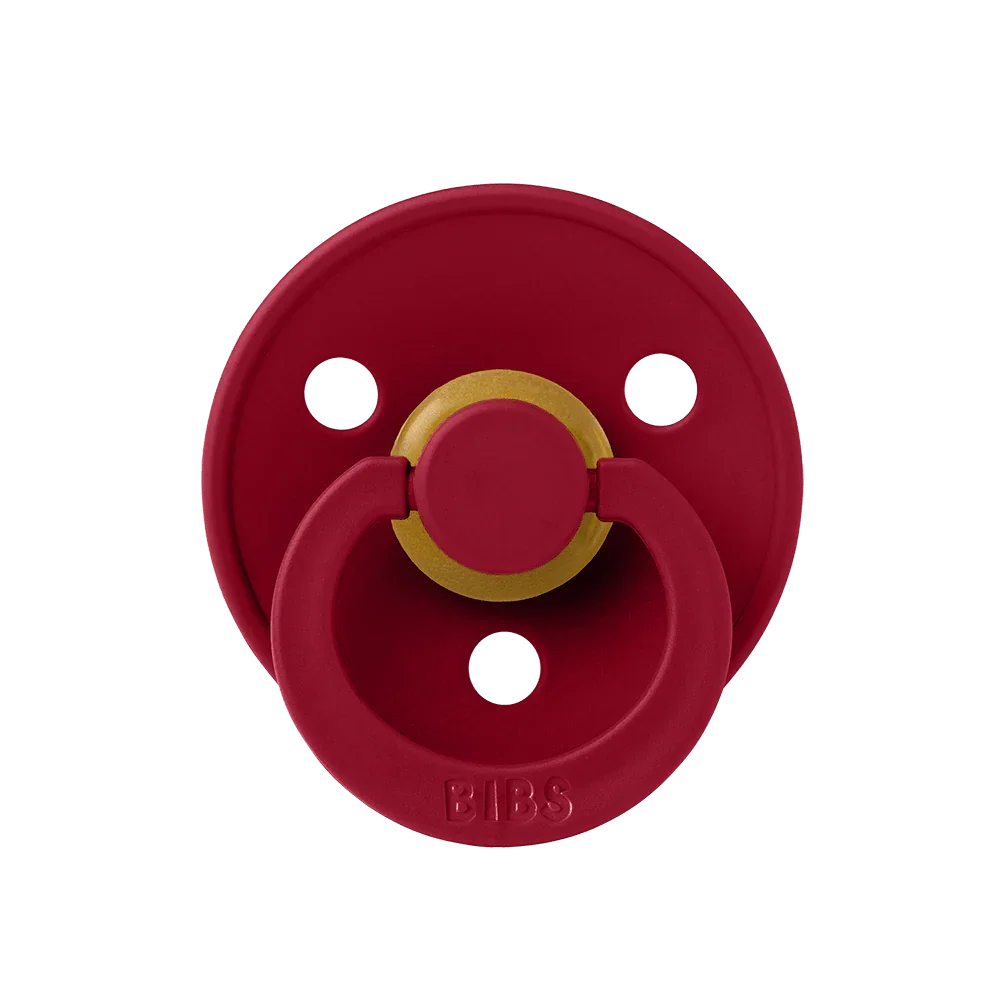 BIBS Colour Pacifier in Ruby