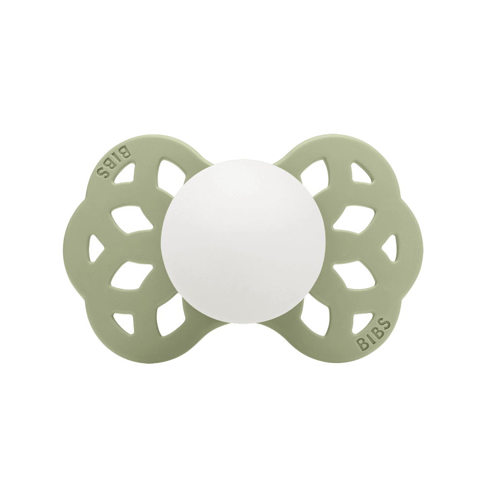 BIBS Infinity GLOW - Sage Pacifier