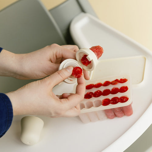 BIBS Ivory Baby Food Freezer Tray | Safe & Easy Cube Storage