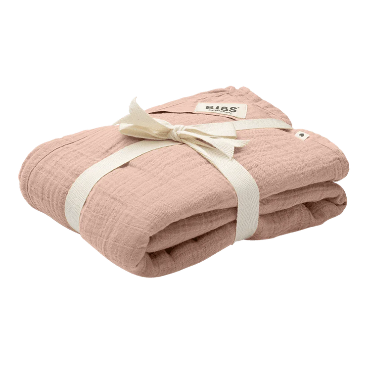 BIBS Blush Muslin Cloth - Soft Organic Cotton Baby Cloth