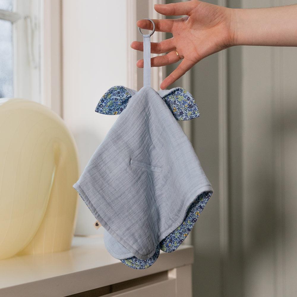 BIBS Muslin Cloth - Baby Blue: Soft Organic Baby Essential